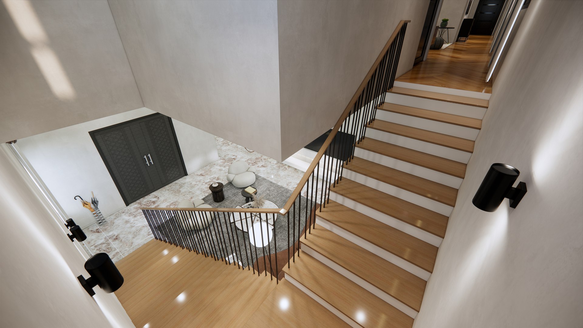 3D Enscape Ready 3D Double Storey Interior Design - TurboSquid 2220881