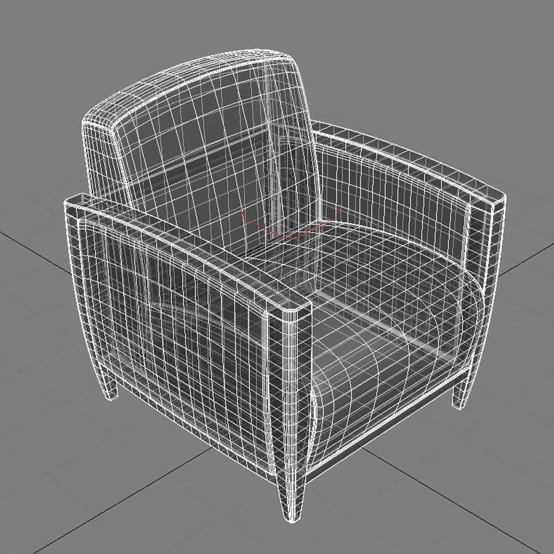 3d Obj Armchair
