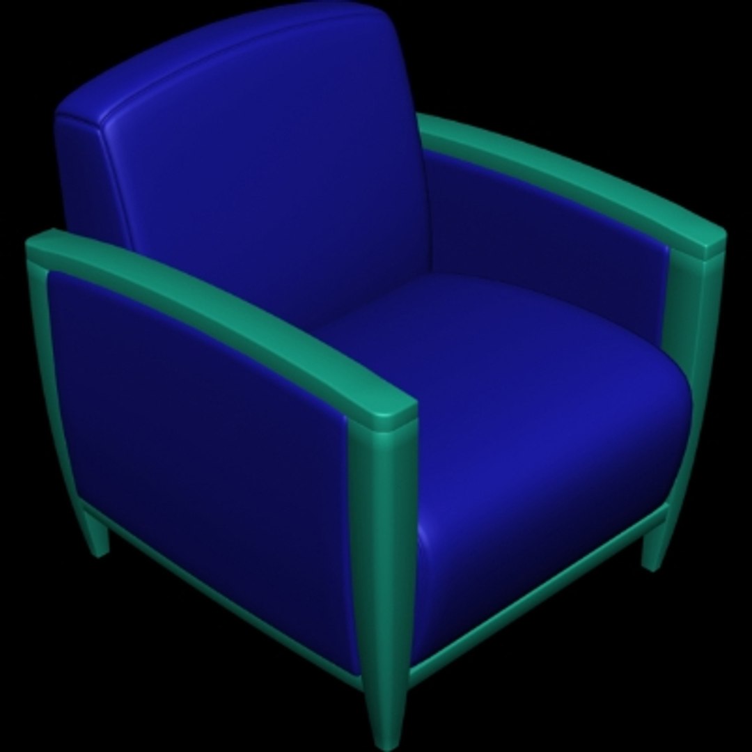 3d Obj Armchair