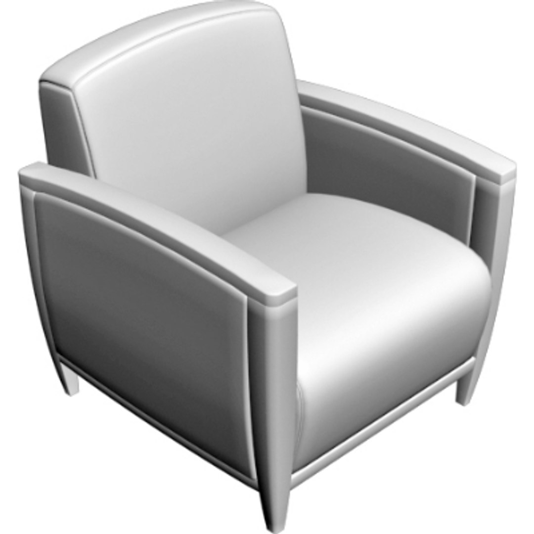 3d Obj Armchair