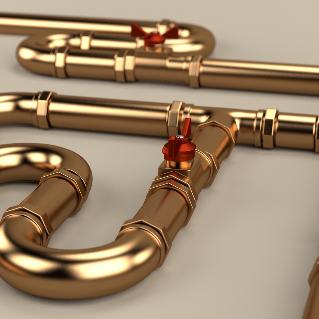 Plumbing Pipes 3d 3ds