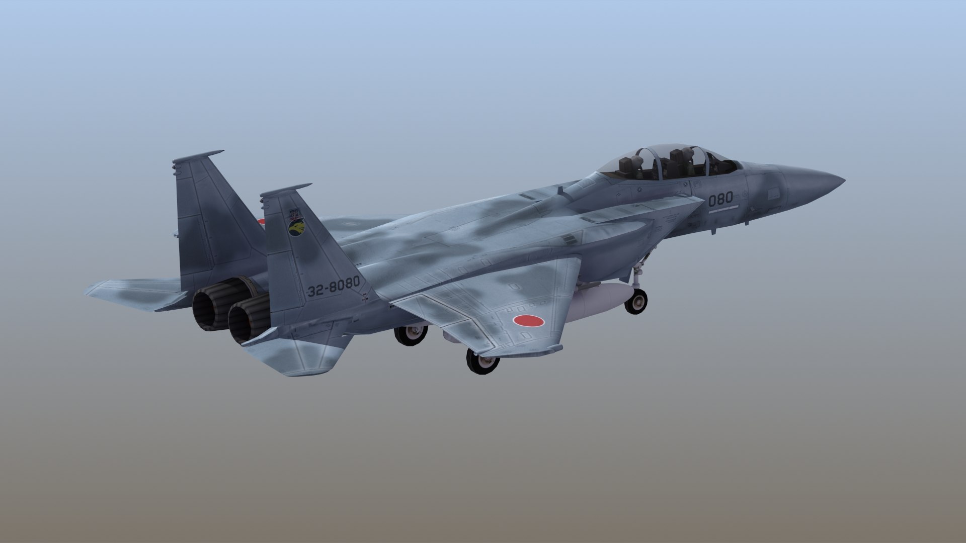 F-15 DJ Eagle JASDF 3D model - TurboSquid 2121385