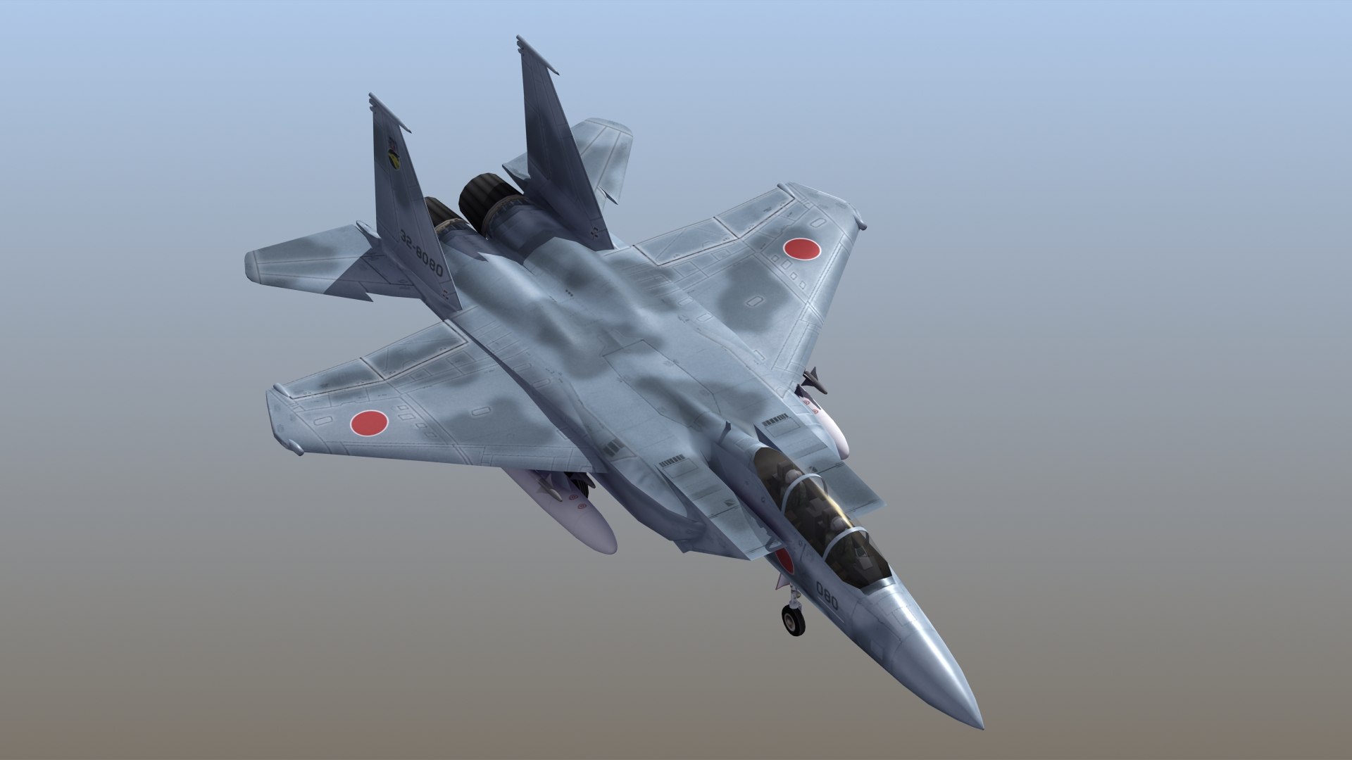 F-15 DJ Eagle JASDF 3D model - TurboSquid 2121385
