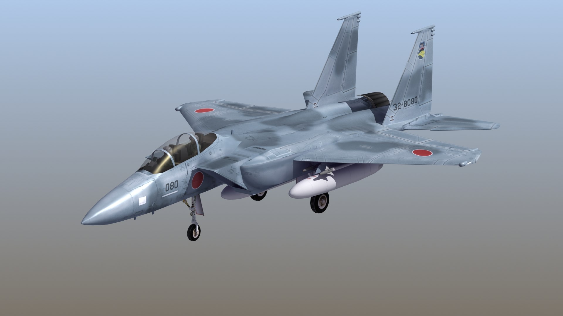F-15 DJ Eagle JASDF 3D model - TurboSquid 2121385