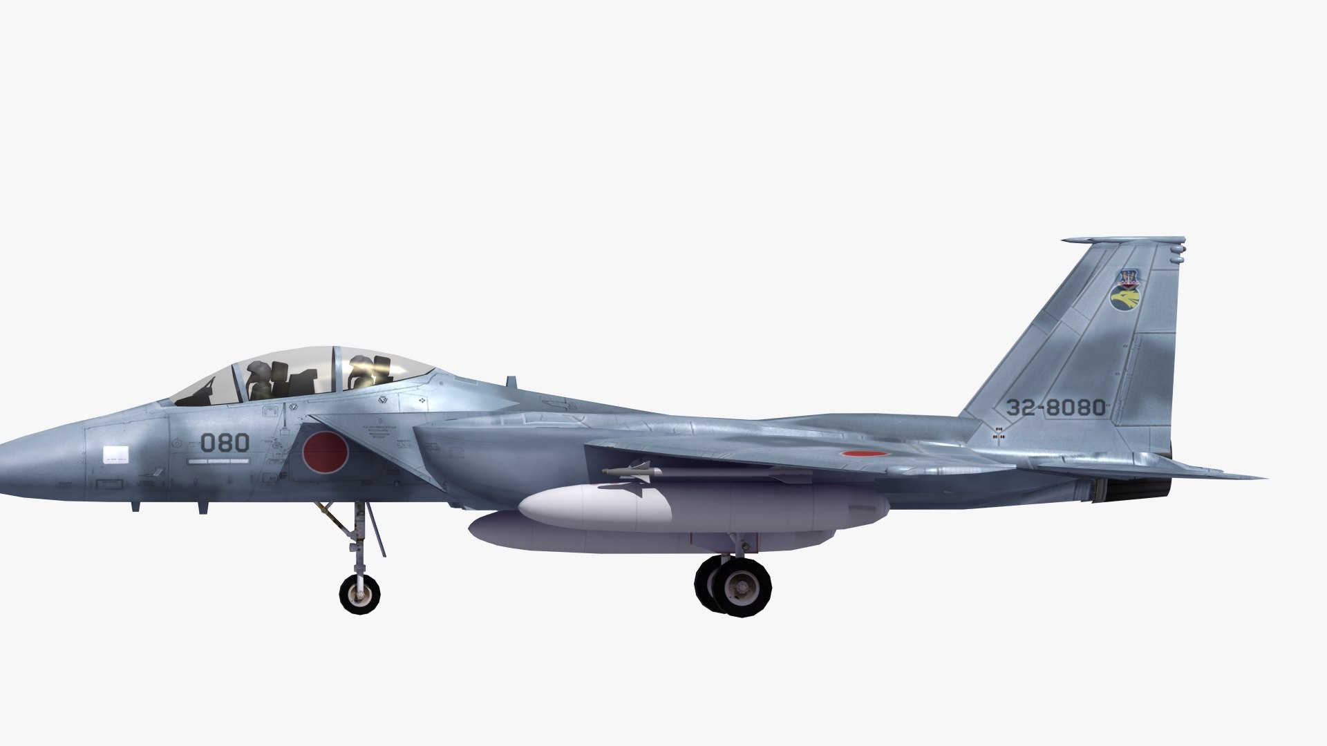 F-15 DJ Eagle JASDF 3D model - TurboSquid 2121385