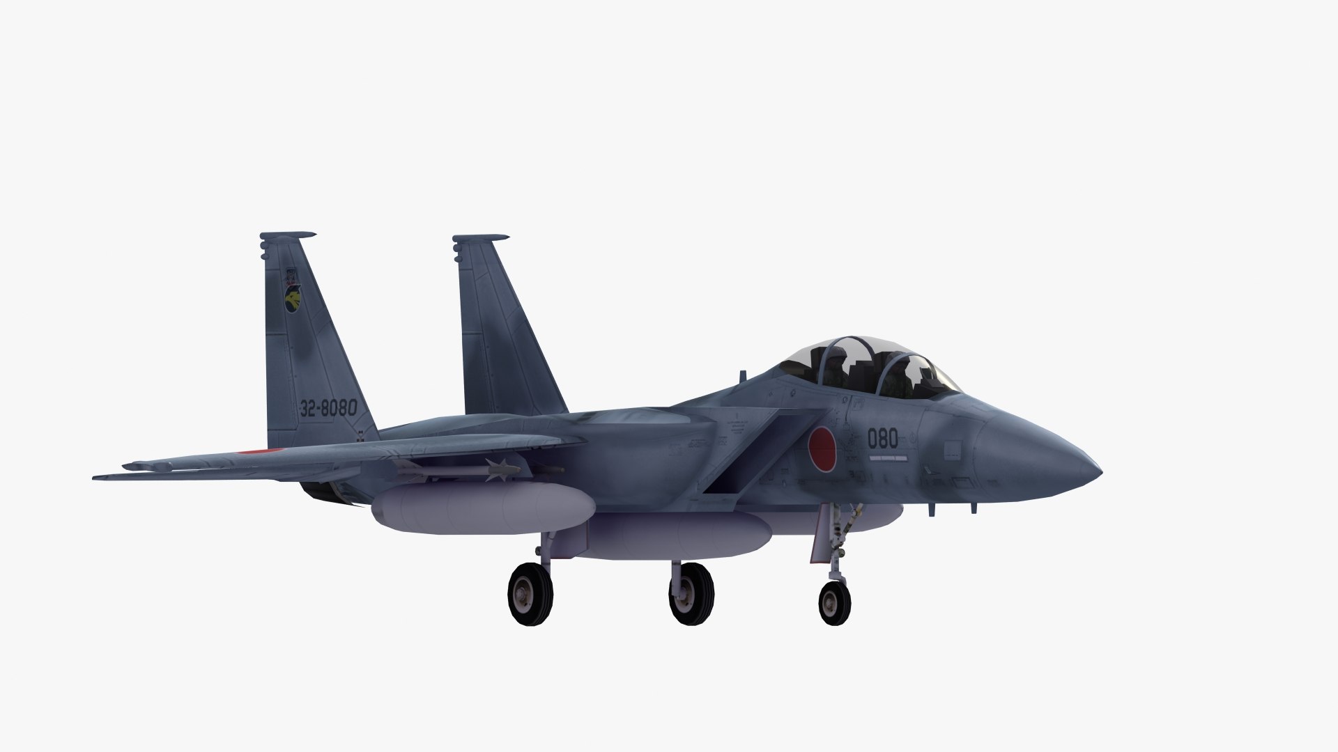 F-15 DJ Eagle JASDF 3D model - TurboSquid 2121385