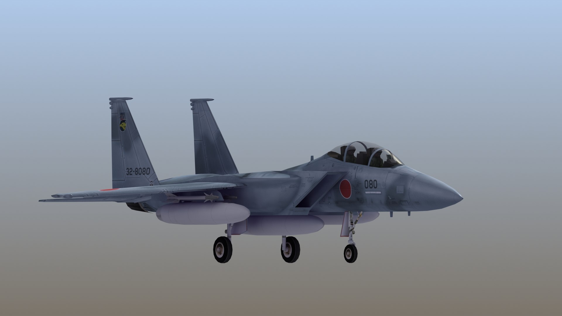F-15 DJ Eagle JASDF 3D model - TurboSquid 2121385