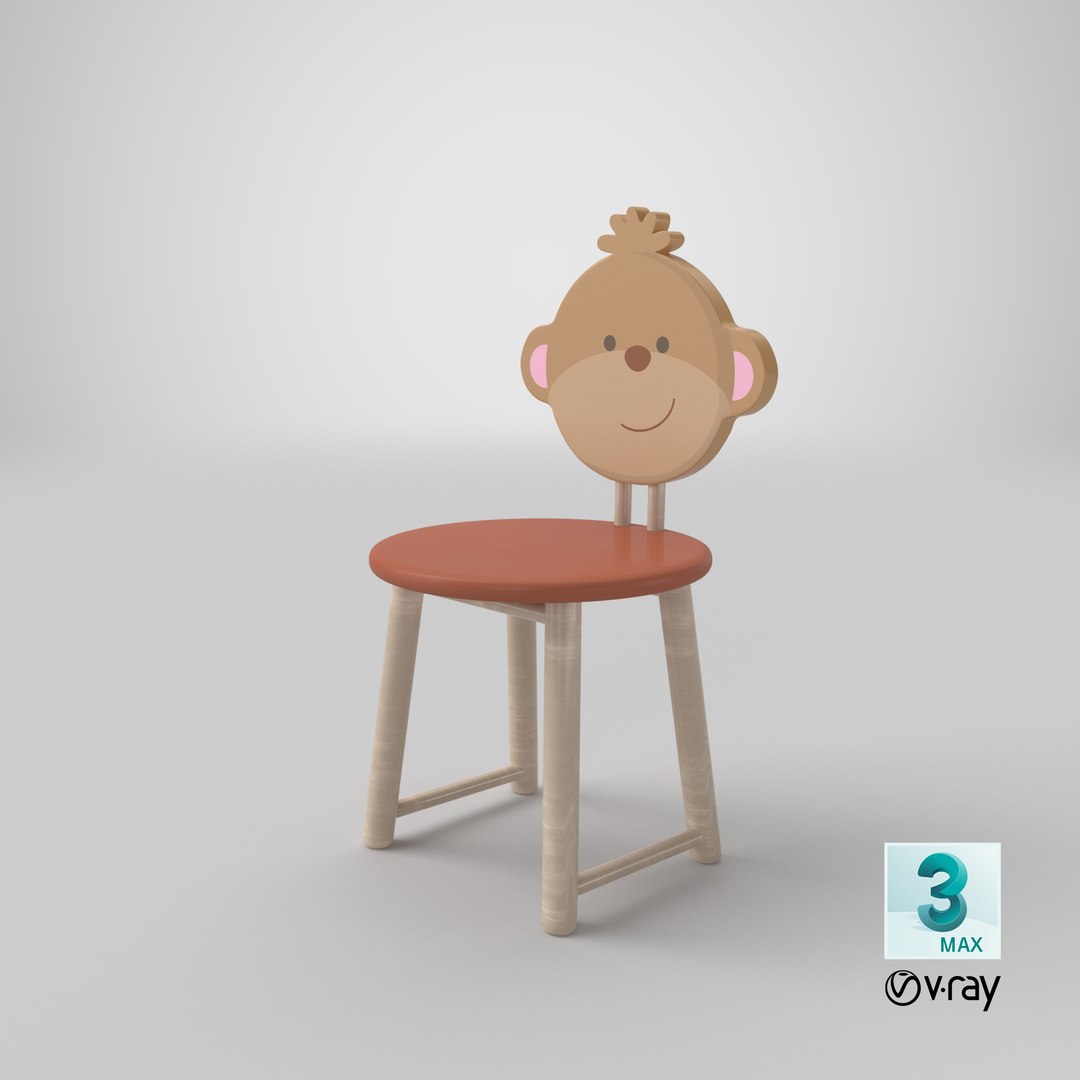 3D kids chair model - TurboSquid 1321275