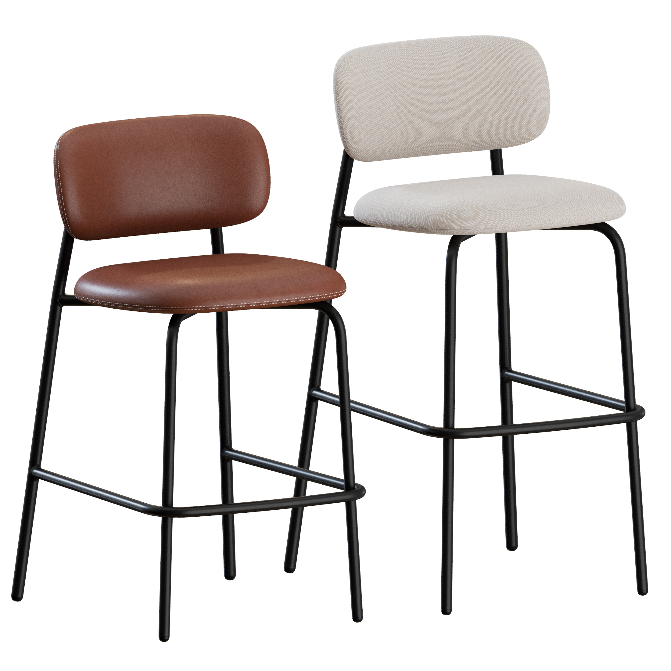 Aloa Bar Stools by Artifort 3D model - TurboSquid 1864218