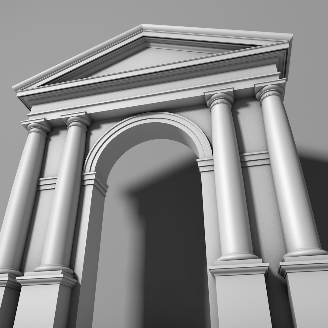 Free Tuscan Order Arch Vignola 3D Model - TurboSquid 1170432