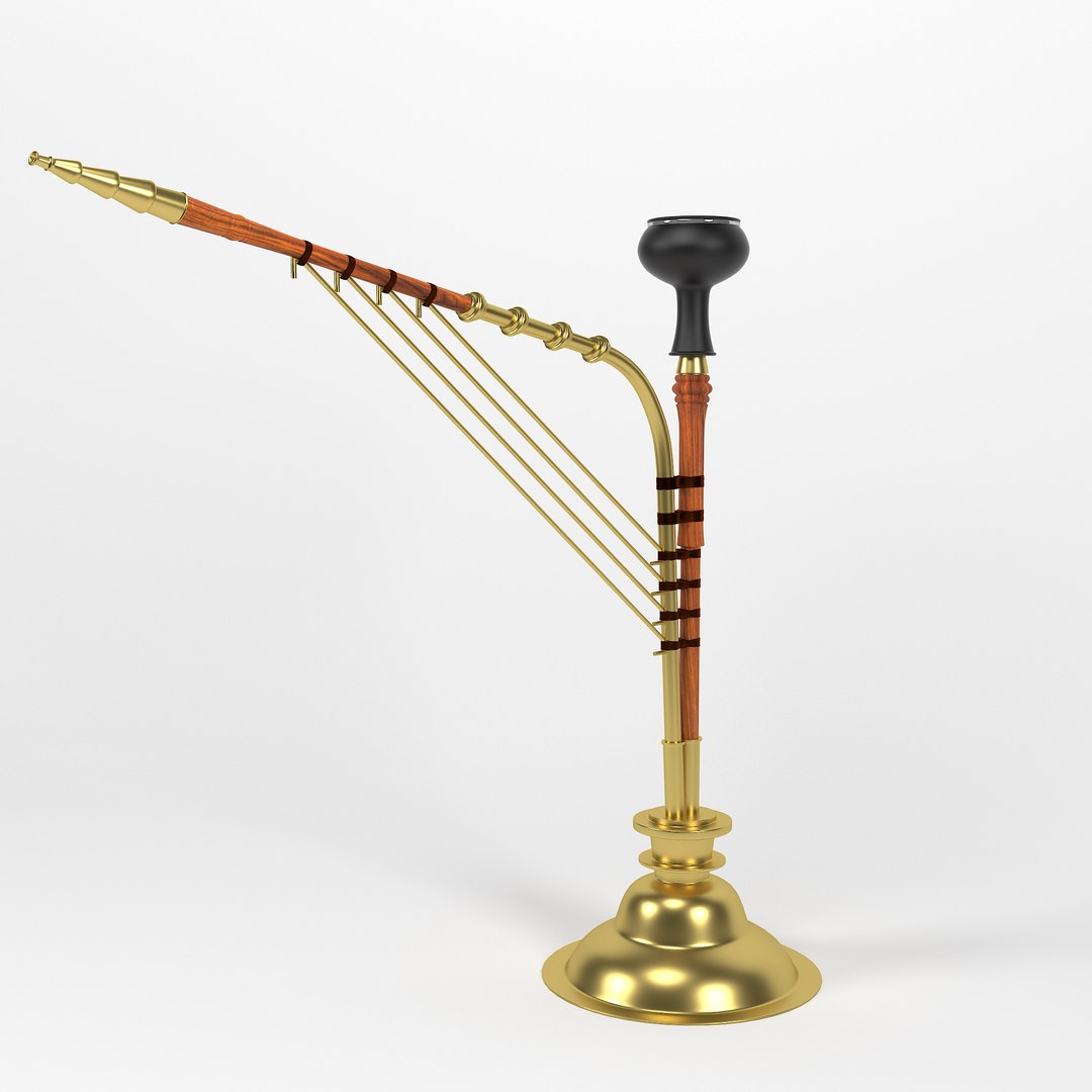 Indian Hookah 3D Model Model - TurboSquid 2146163