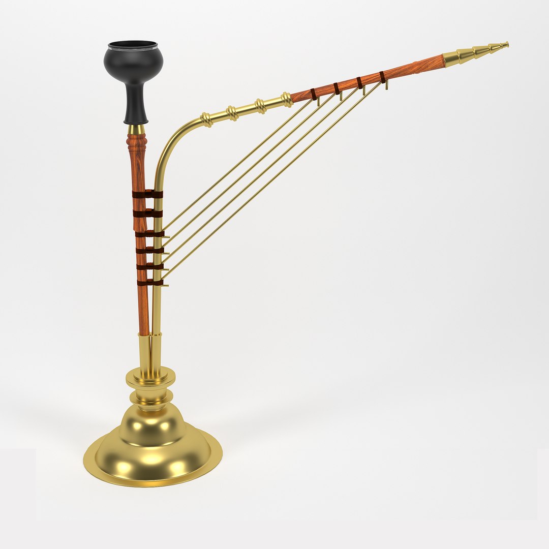 Indian Hookah 3D Model Model - TurboSquid 2146163