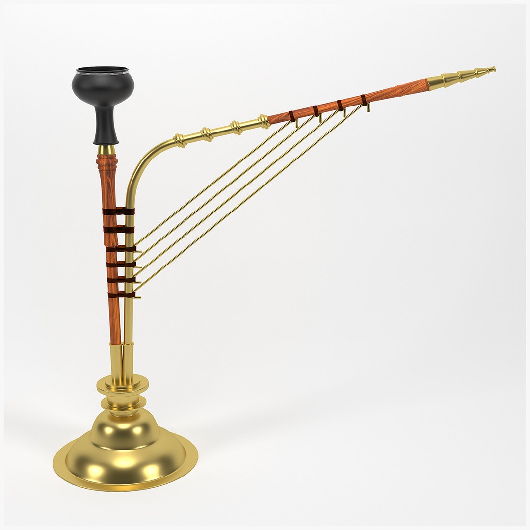 Indian Hookah 3D model model - TurboSquid 2146163