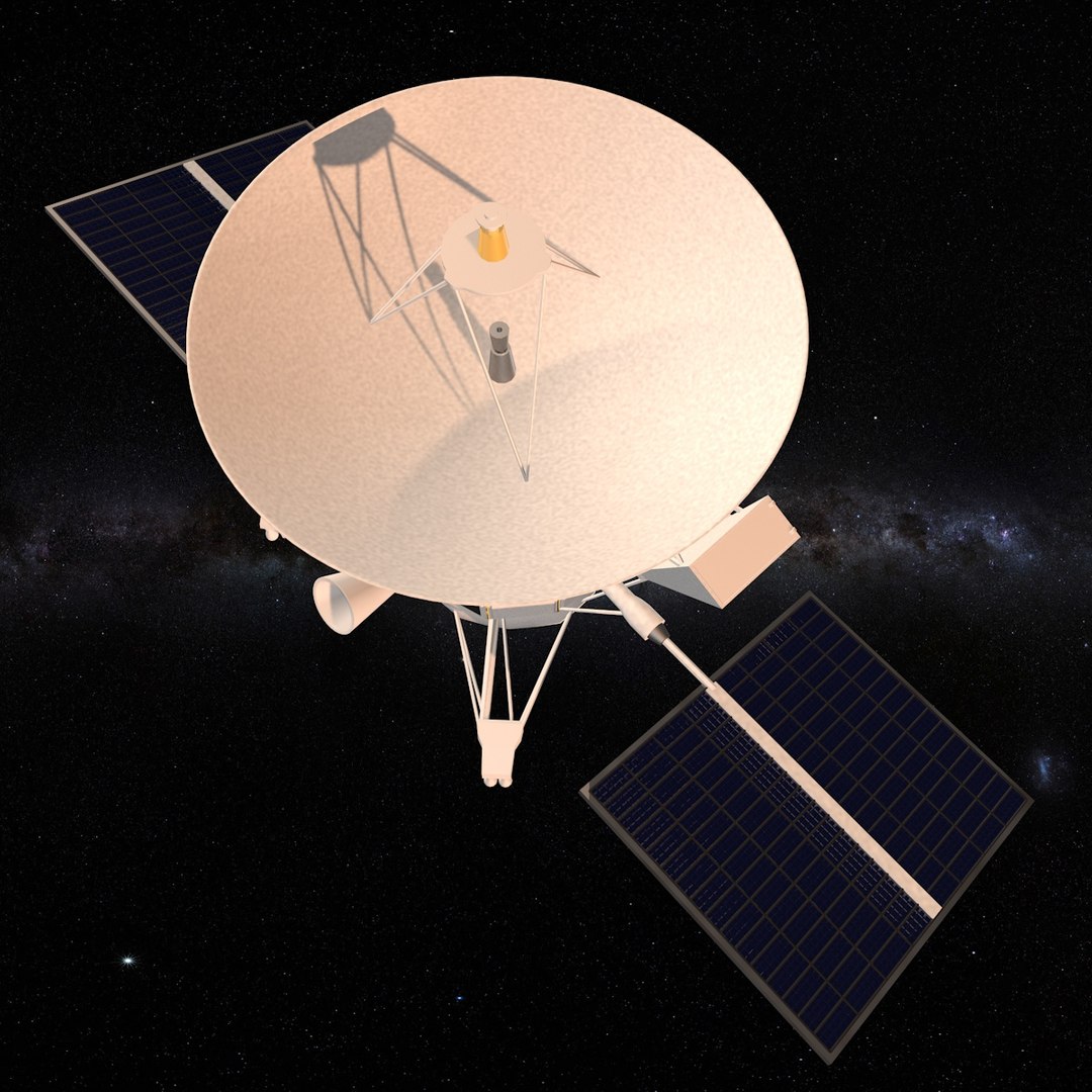 Magellan Spacecraft 3d Model