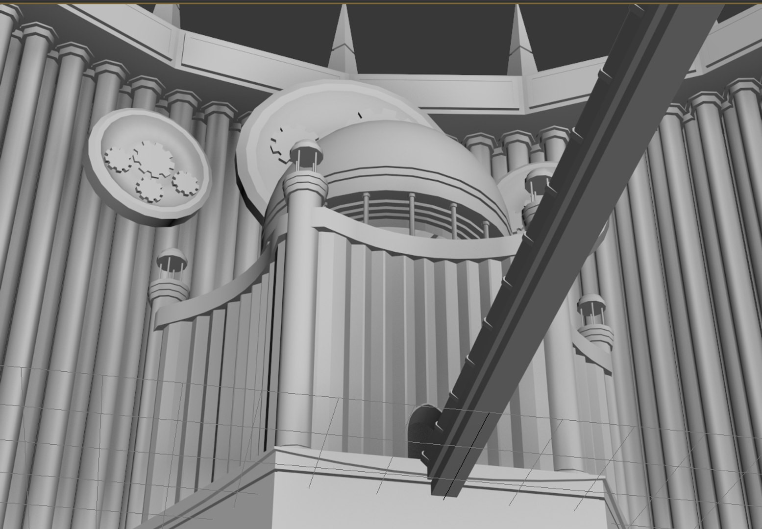 divine building city fantasy 3d max