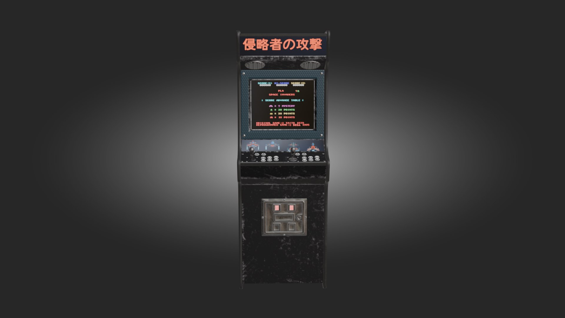 3D Retro Chinese Arcade PBR 3D Model Model - TurboSquid 2318586