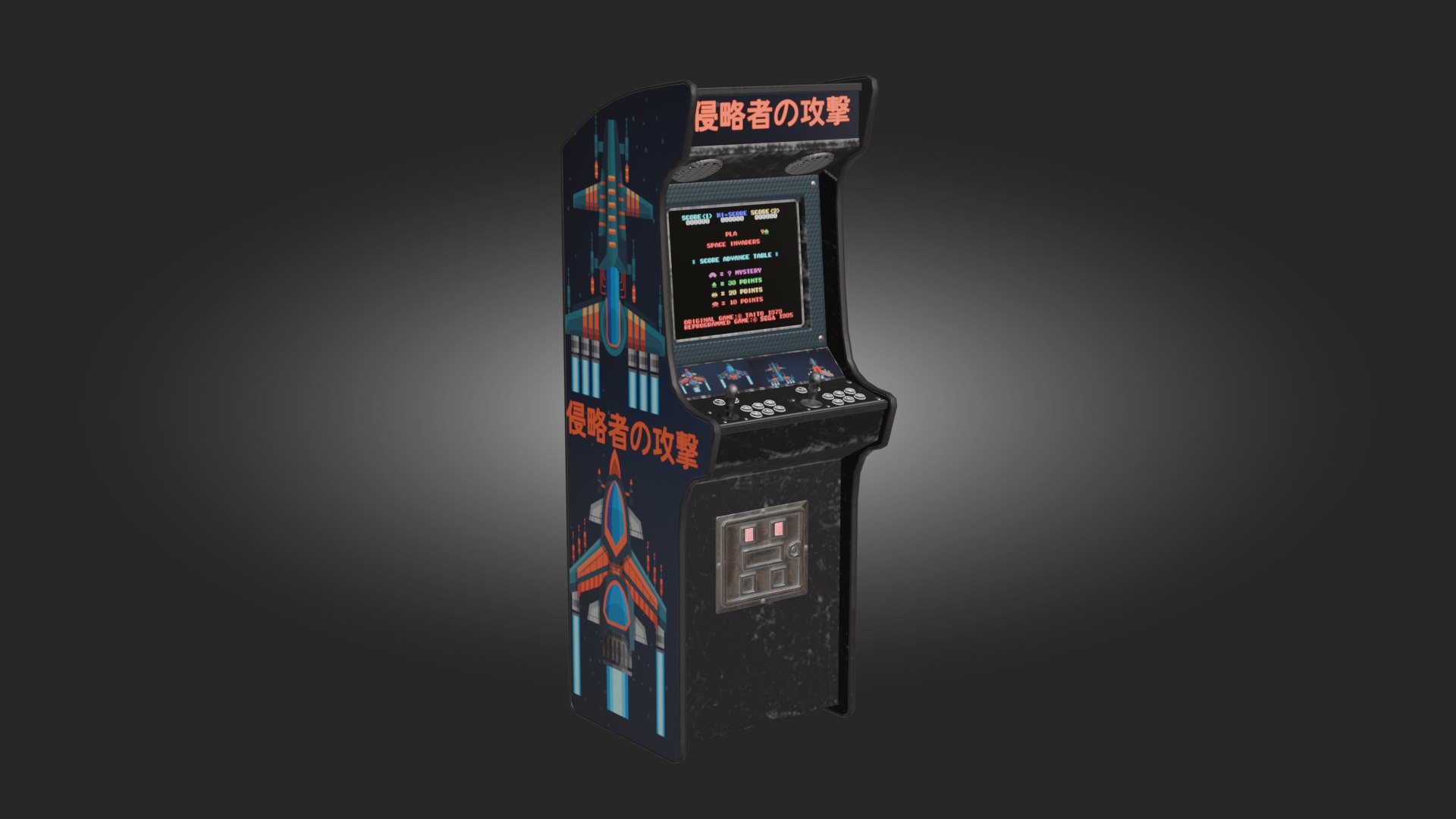 3D Retro Chinese Arcade PBR 3D Model Model - TurboSquid 2318586