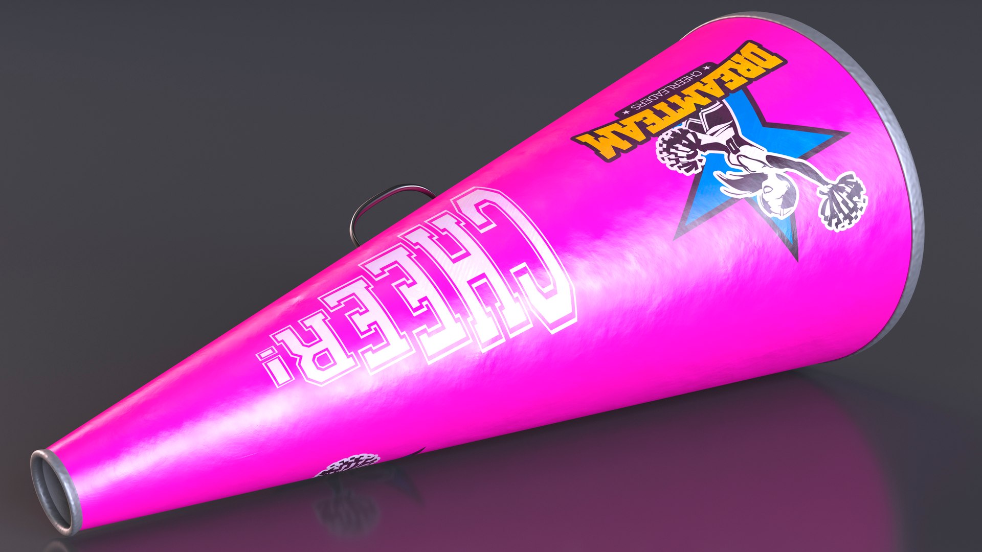 Megaphone Cone Pink 3D model - TurboSquid 2169023