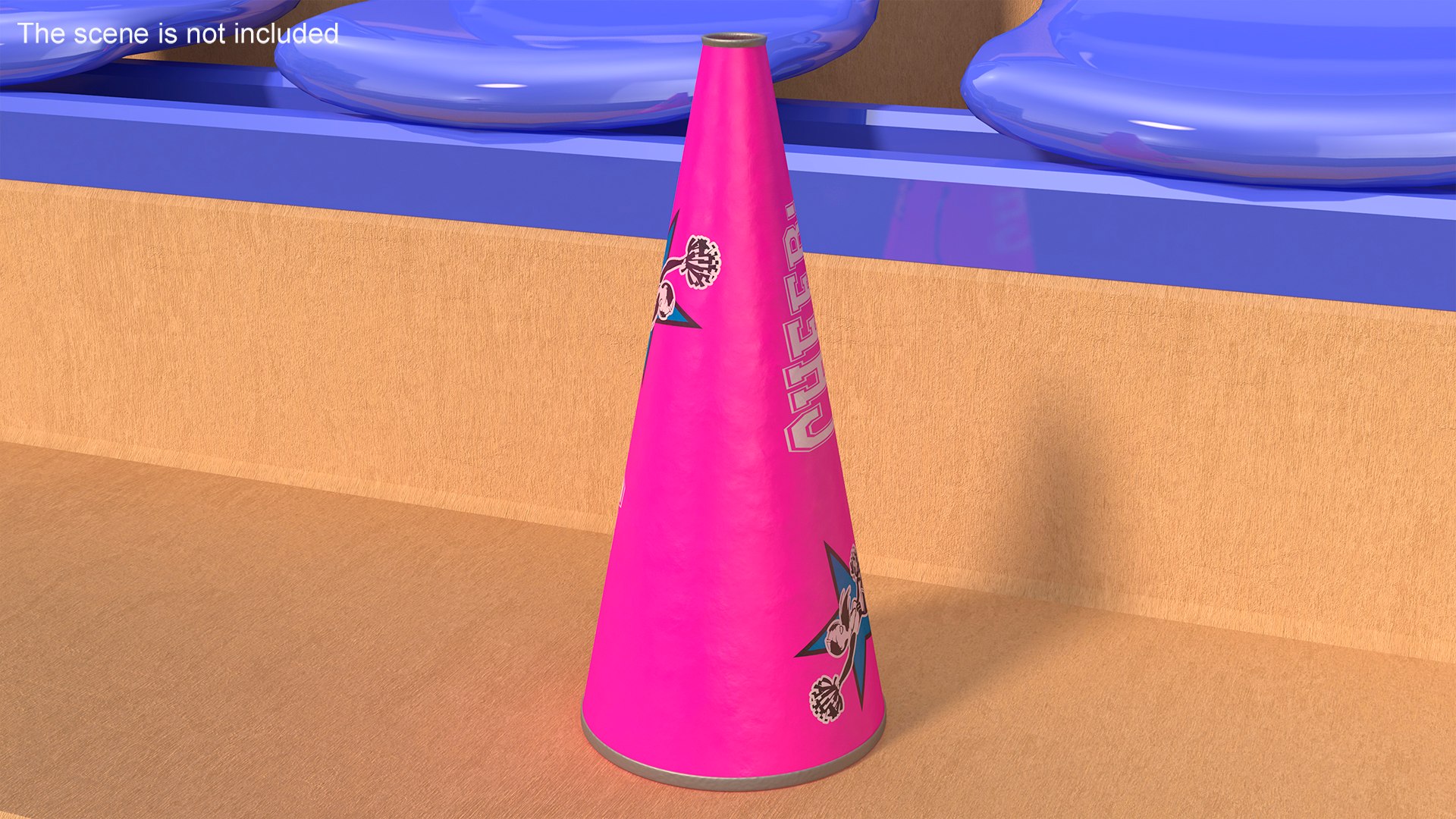 Megaphone Cone Pink 3D Model - TurboSquid 2169023