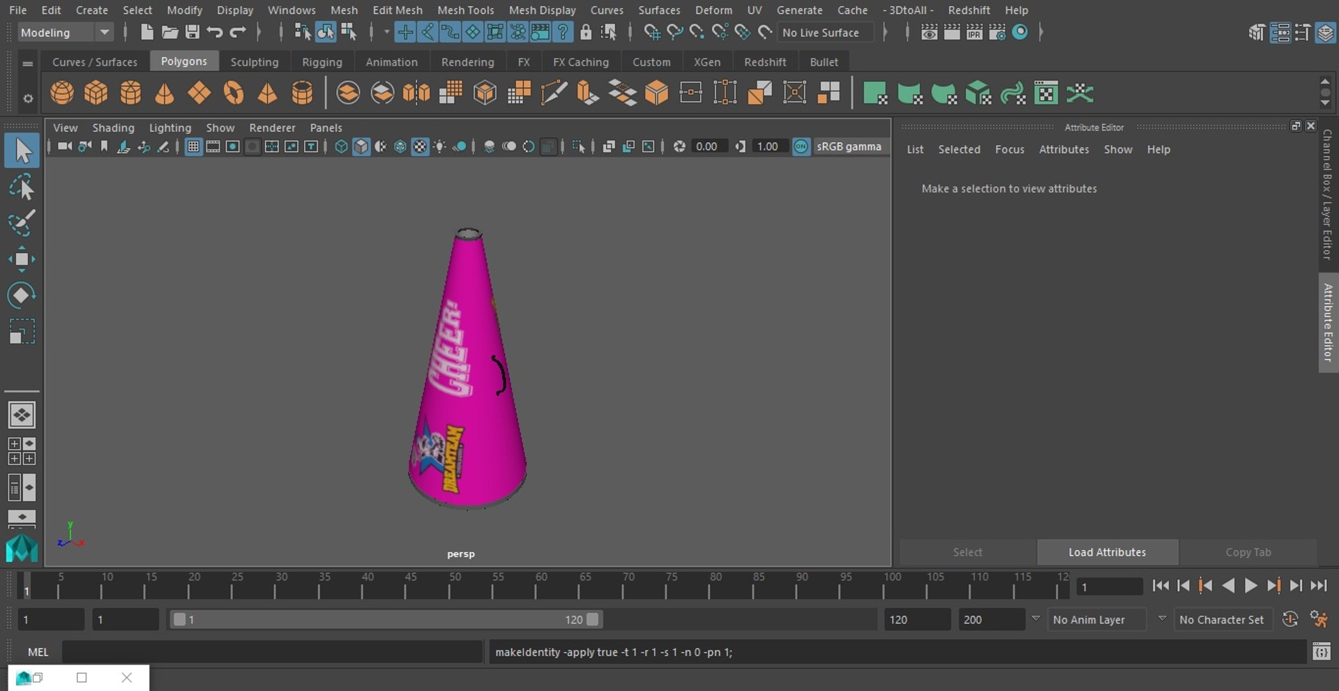 Megaphone Cone Pink 3D model - TurboSquid 2169023