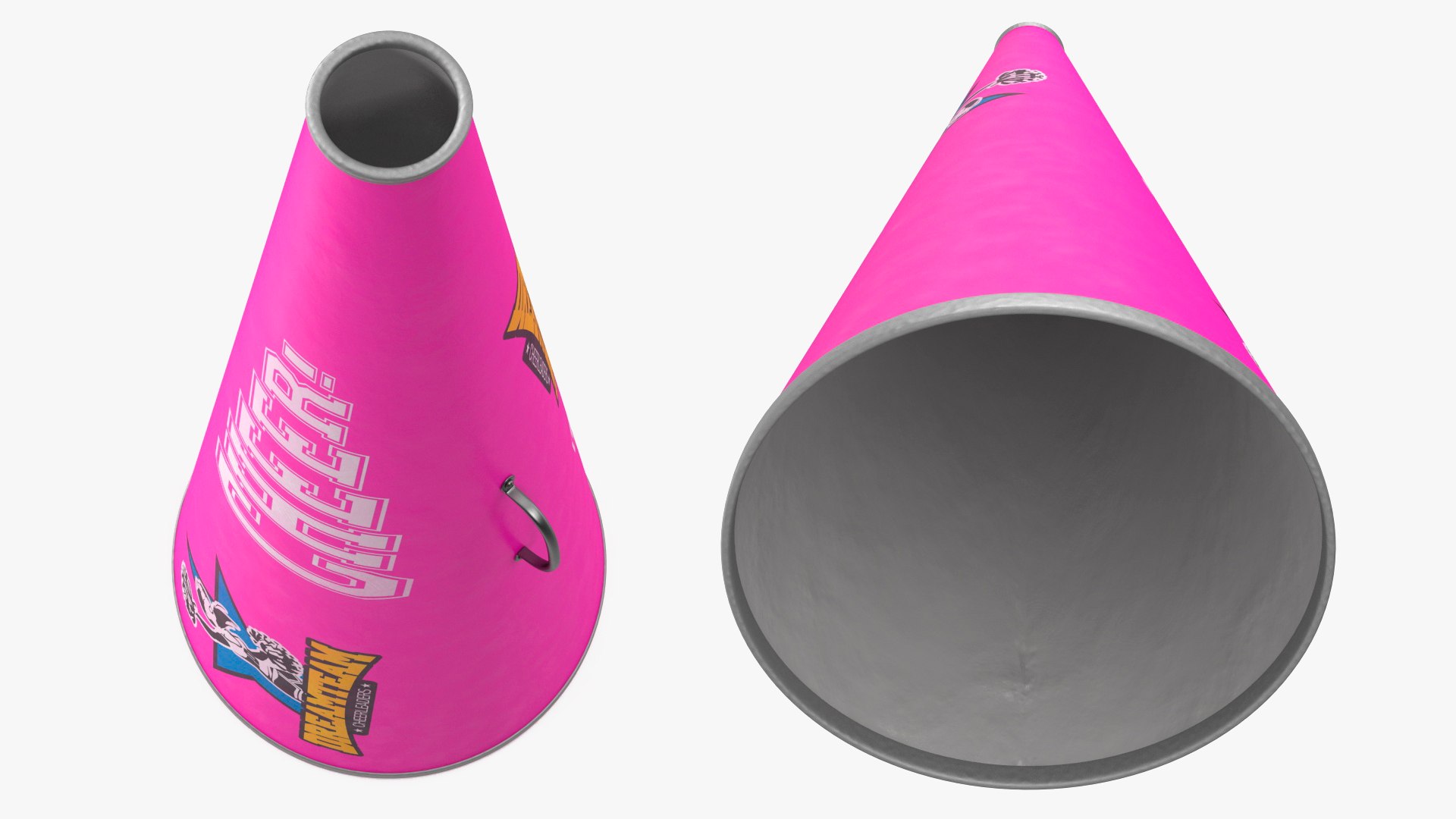 Megaphone Cone Pink 3D Model - TurboSquid 2169023