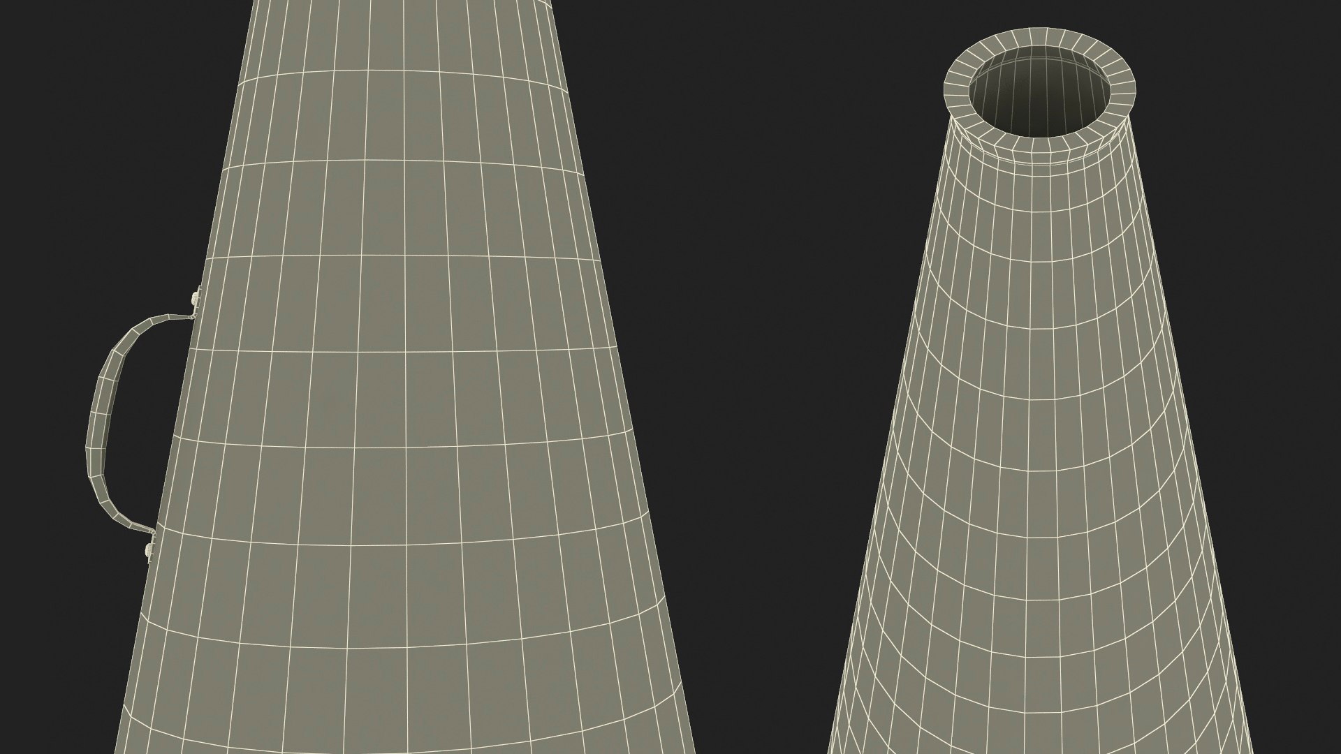 Megaphone Cone Pink 3D Model - TurboSquid 2169023