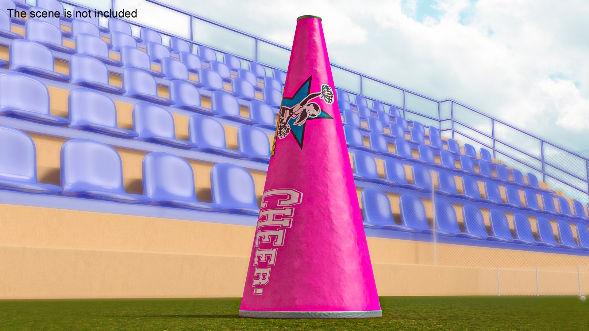 Megaphone Cone Pink 3D Model - TurboSquid 2169023