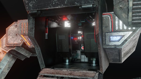 modelo 3d Meca militar - TurboSquid 2001146