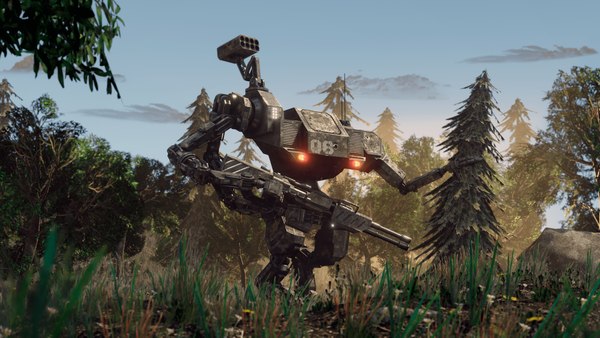 modelo 3d Meca militar - TurboSquid 2001146