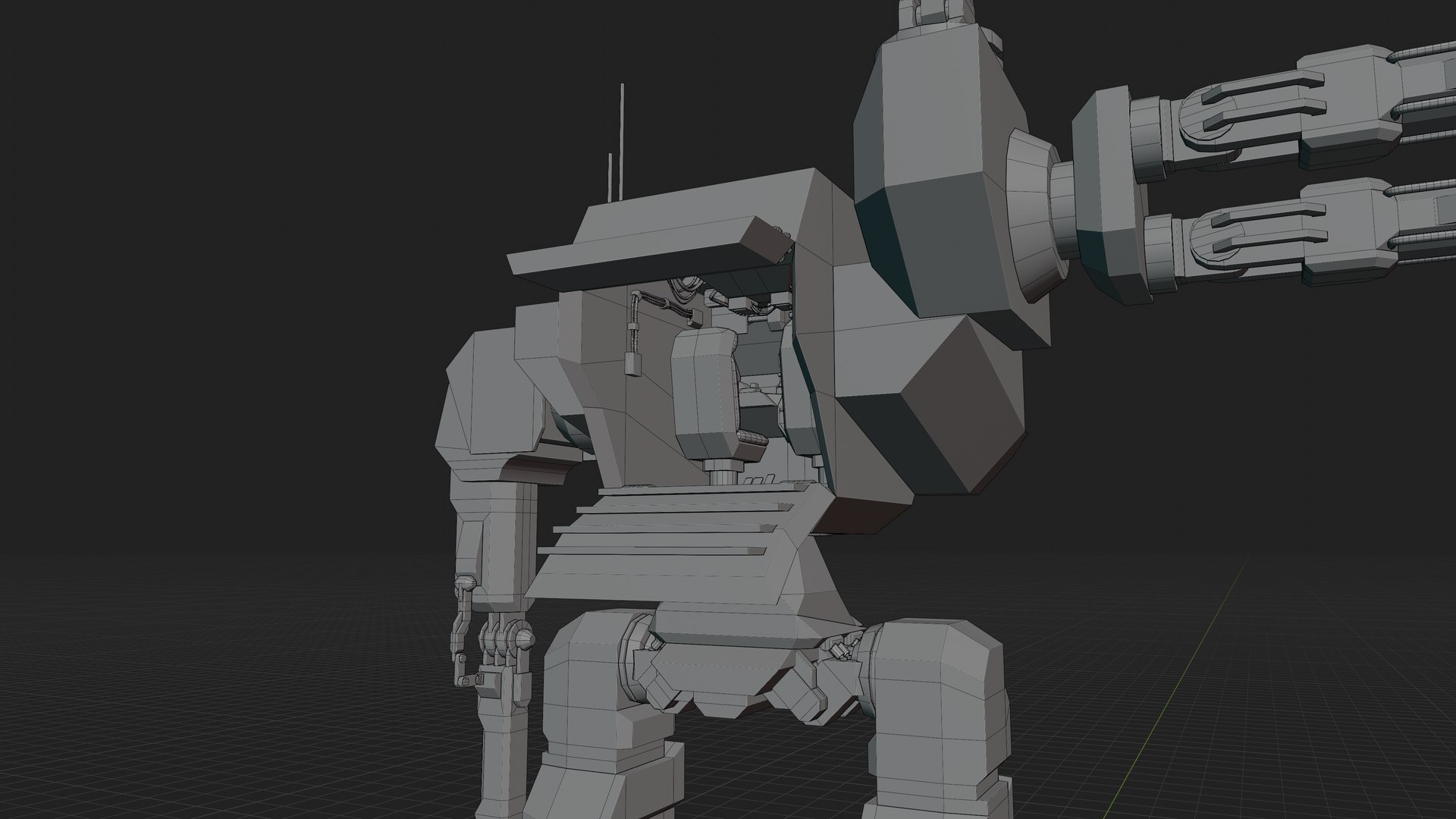 3D Model Military Mech - TurboSquid 2001146