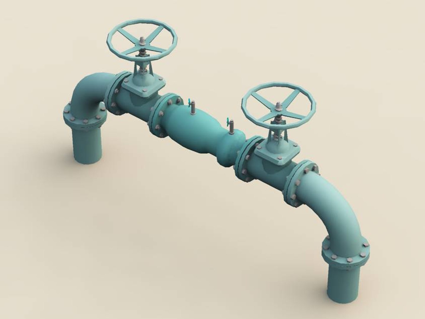 Water Utilities 3d Model
