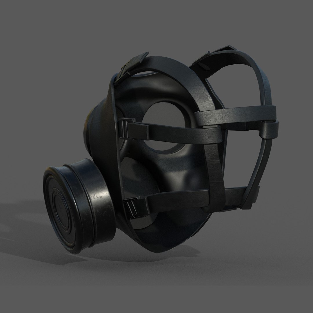 Pollution helmet mask 3D model - TurboSquid 1484002