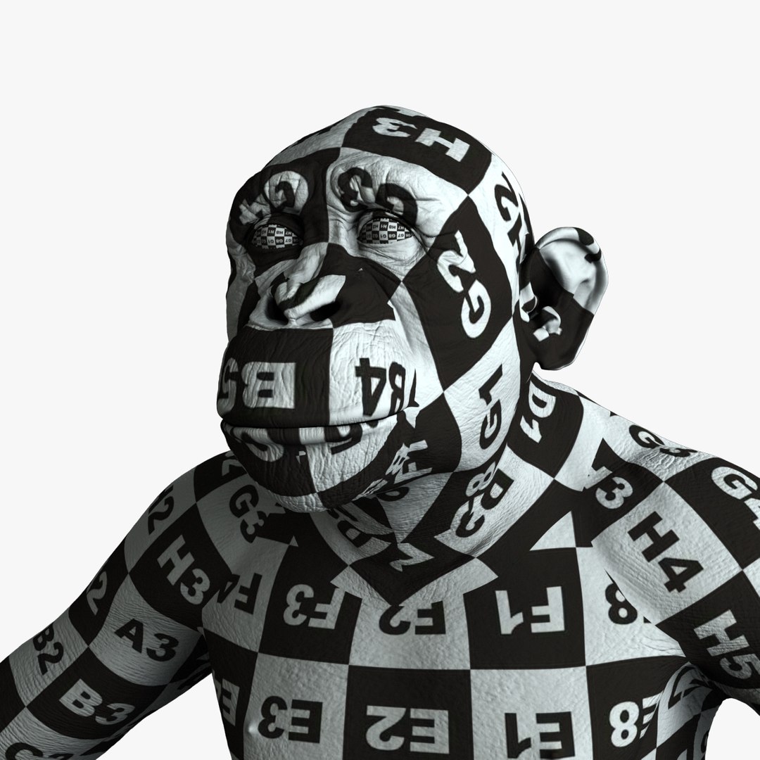 Chimpanzee Chimp 3d Model