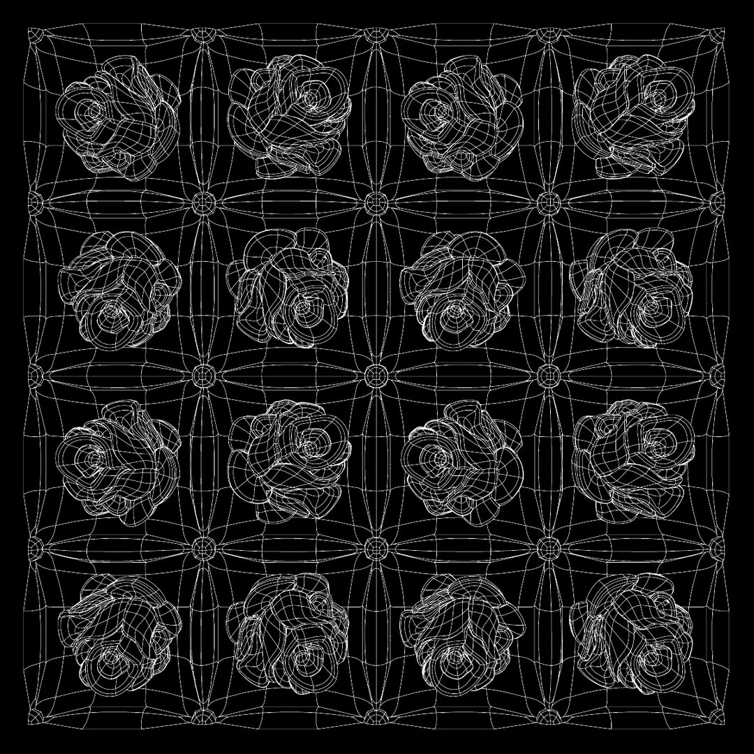 3d Roses Cnc Printing