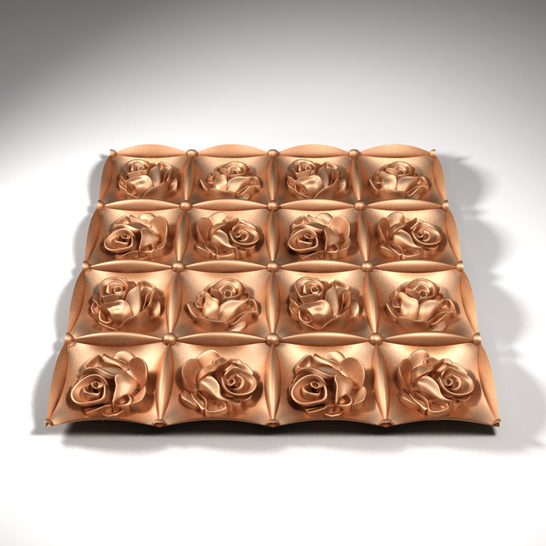 3d Roses Cnc Printing