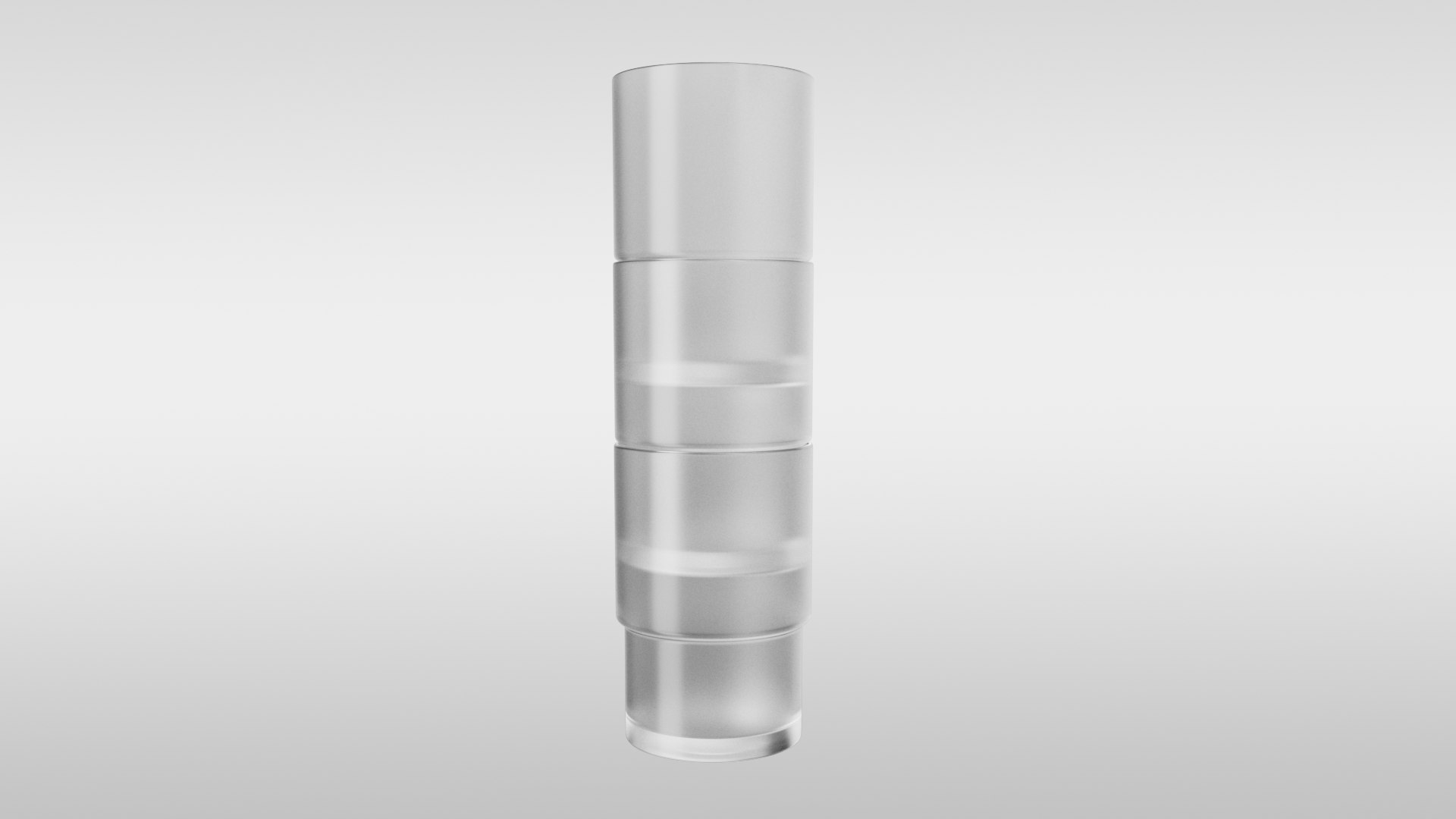 Stack Glass Cup Set 3D Model - TurboSquid 2142355