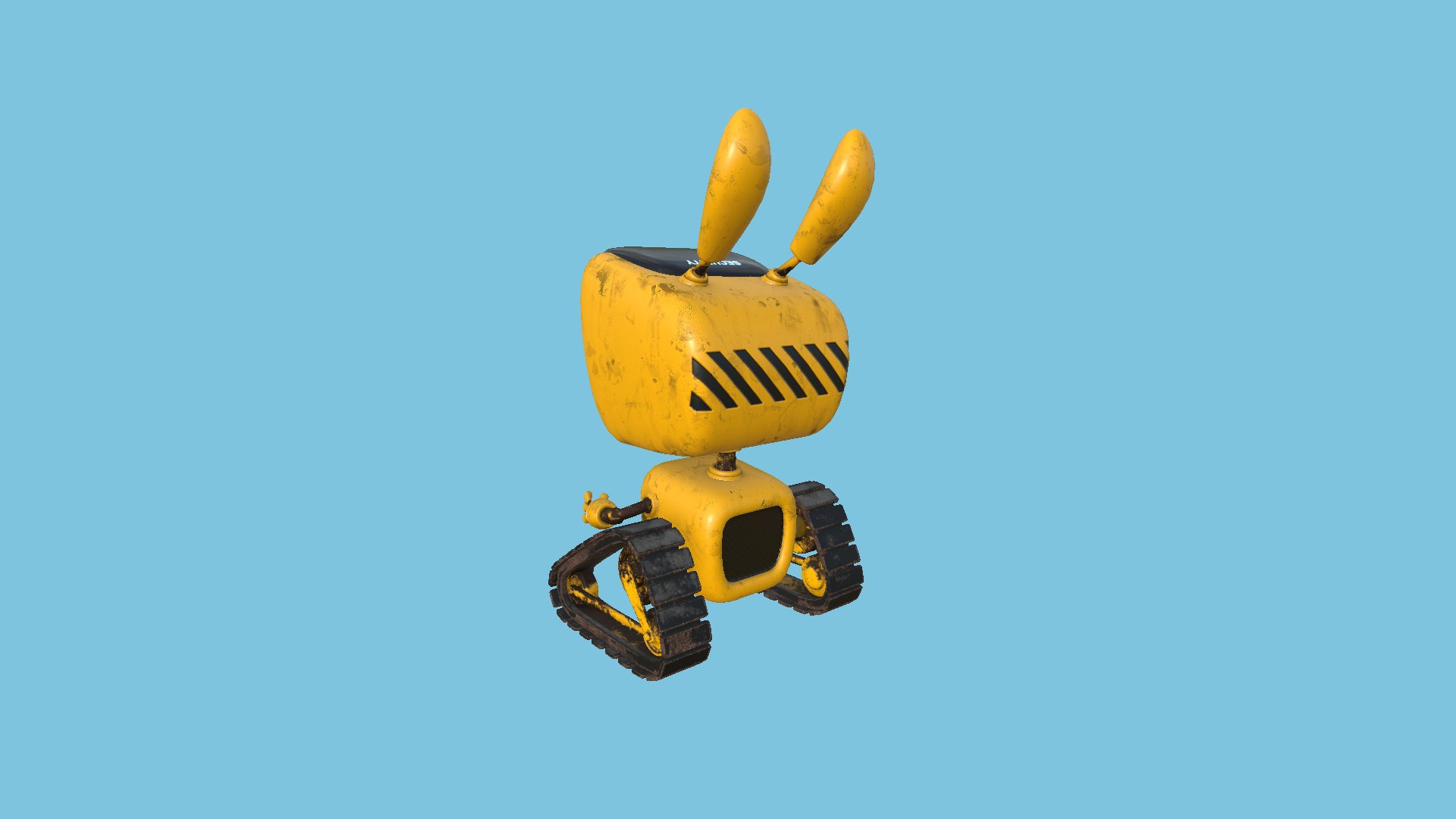 Cute Robot 07 - Security - Character SciFi Design 3D Model - TurboSquid ...