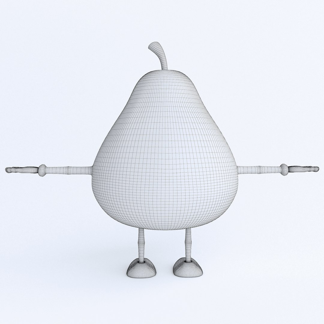 3D Toy pear figure-character 3D model - TurboSquid 1897622