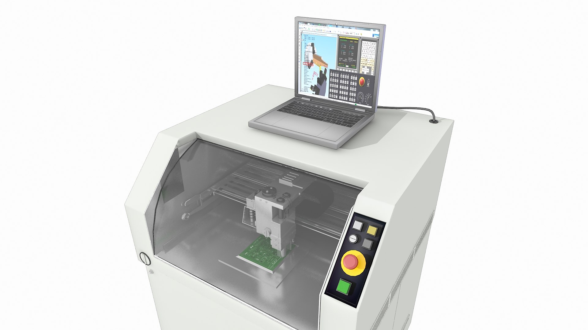 PCB Router 3D model - TurboSquid 1737058