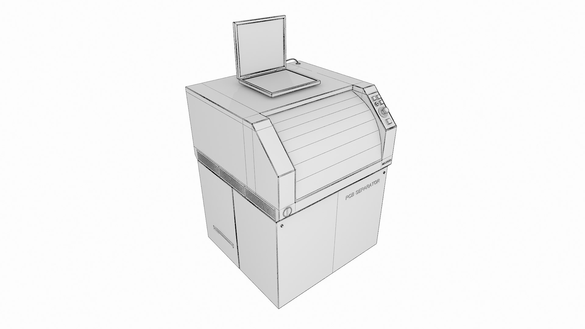 PCB Router 3D model - TurboSquid 1737058