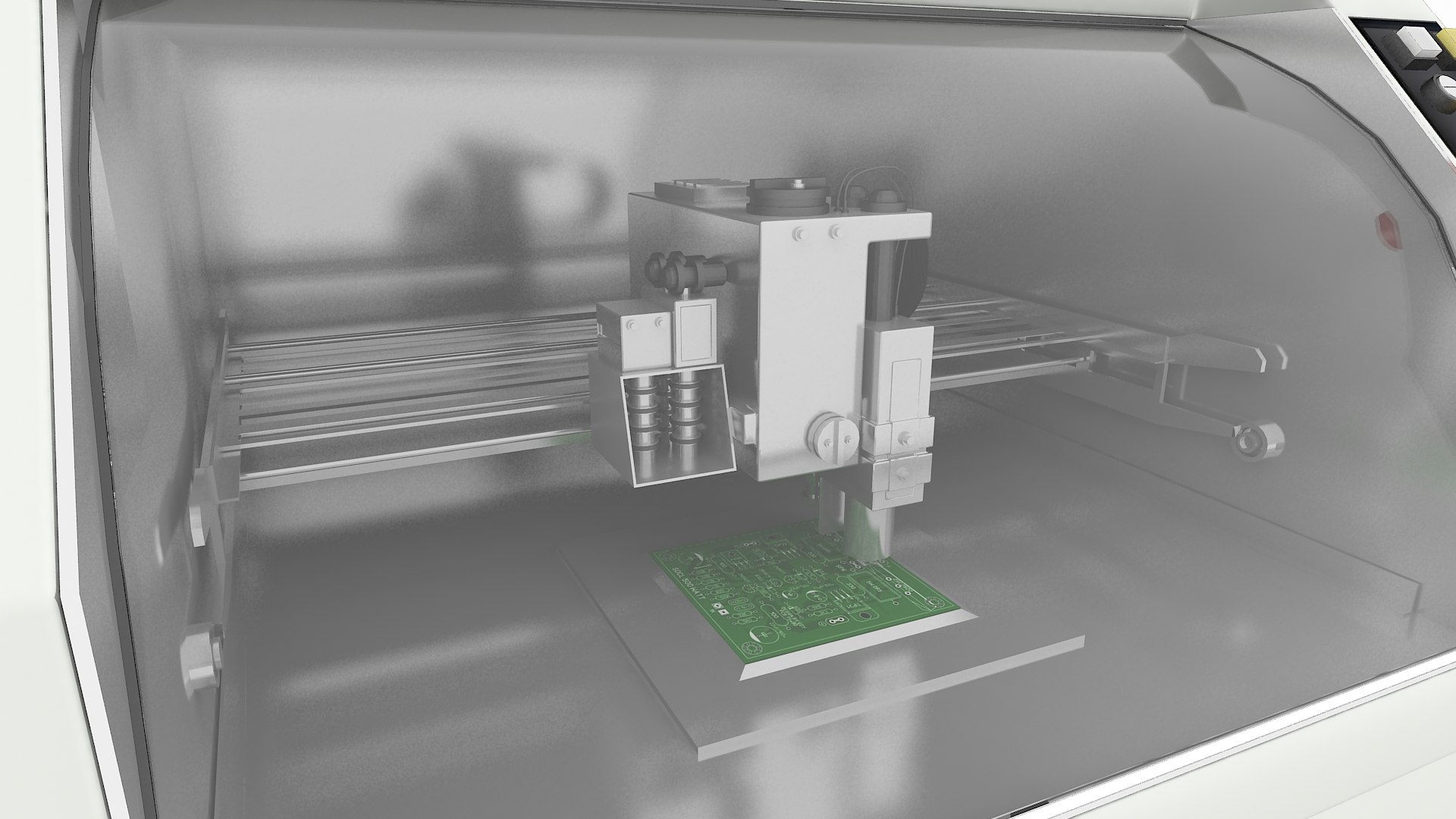 PCB Router 3D model - TurboSquid 1737058