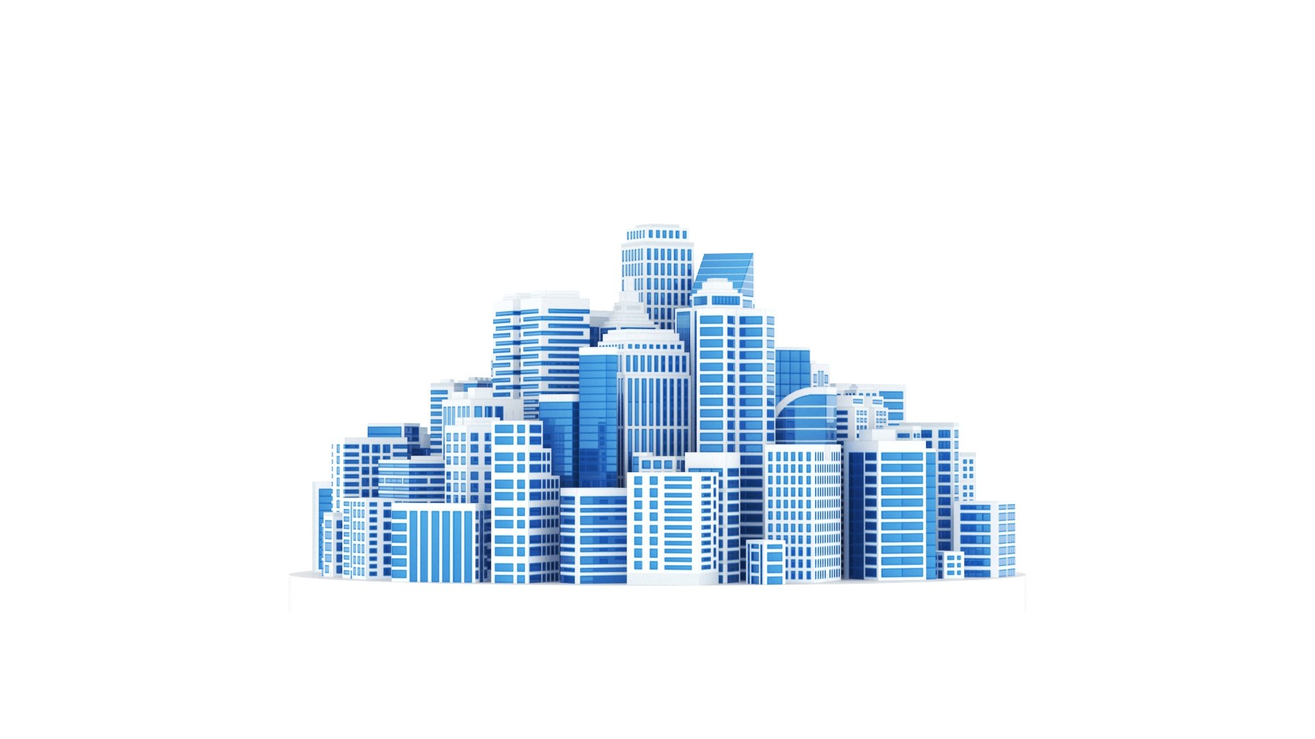 City Abstract 3D Model - TurboSquid 1556696