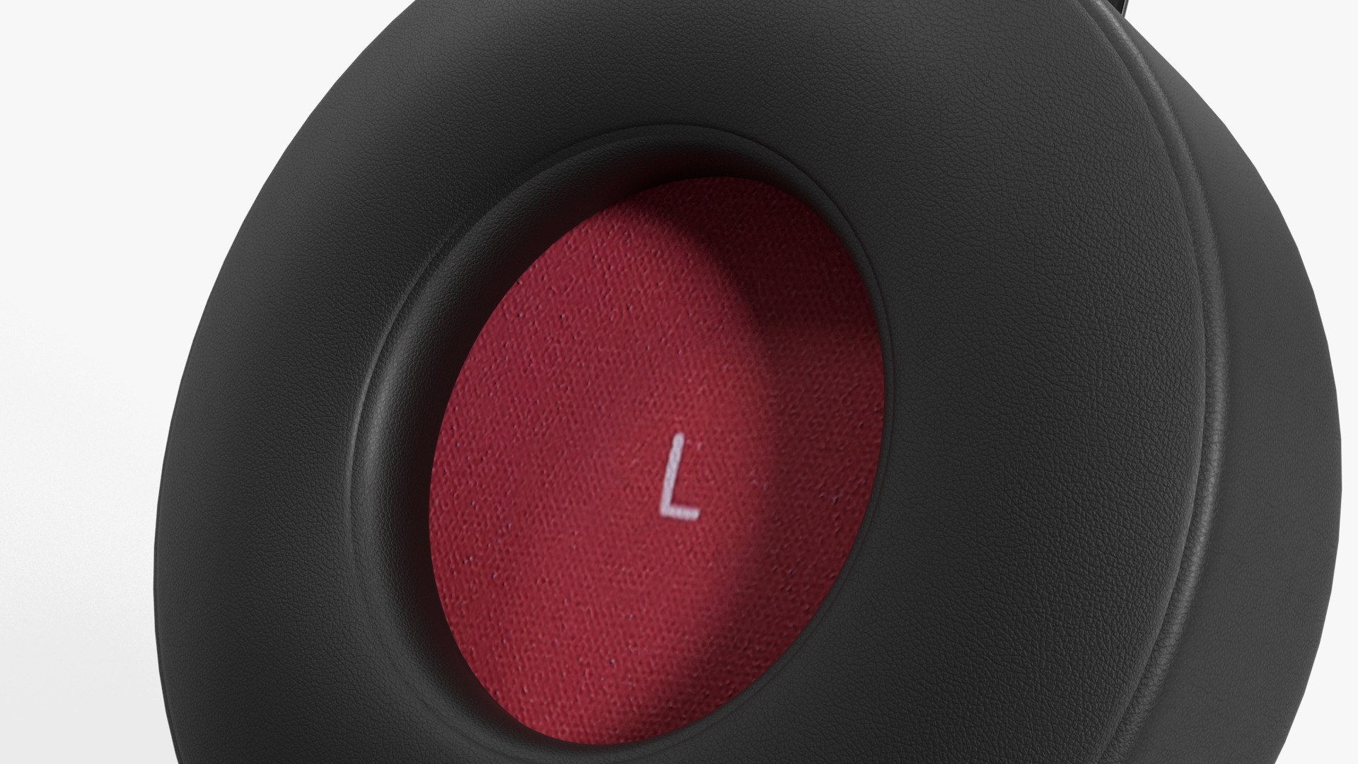 3D Bluetooth Wireless Headphones Red Model - TurboSquid 1585553