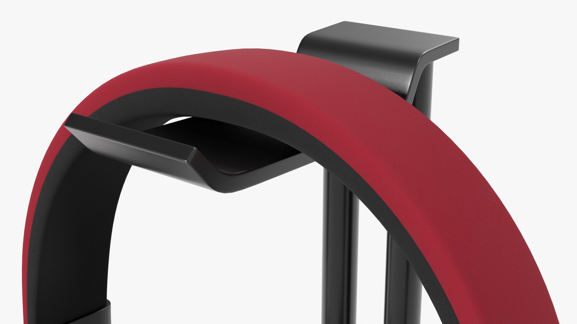 3D Bluetooth Wireless Headphones Red Model - TurboSquid 1585553