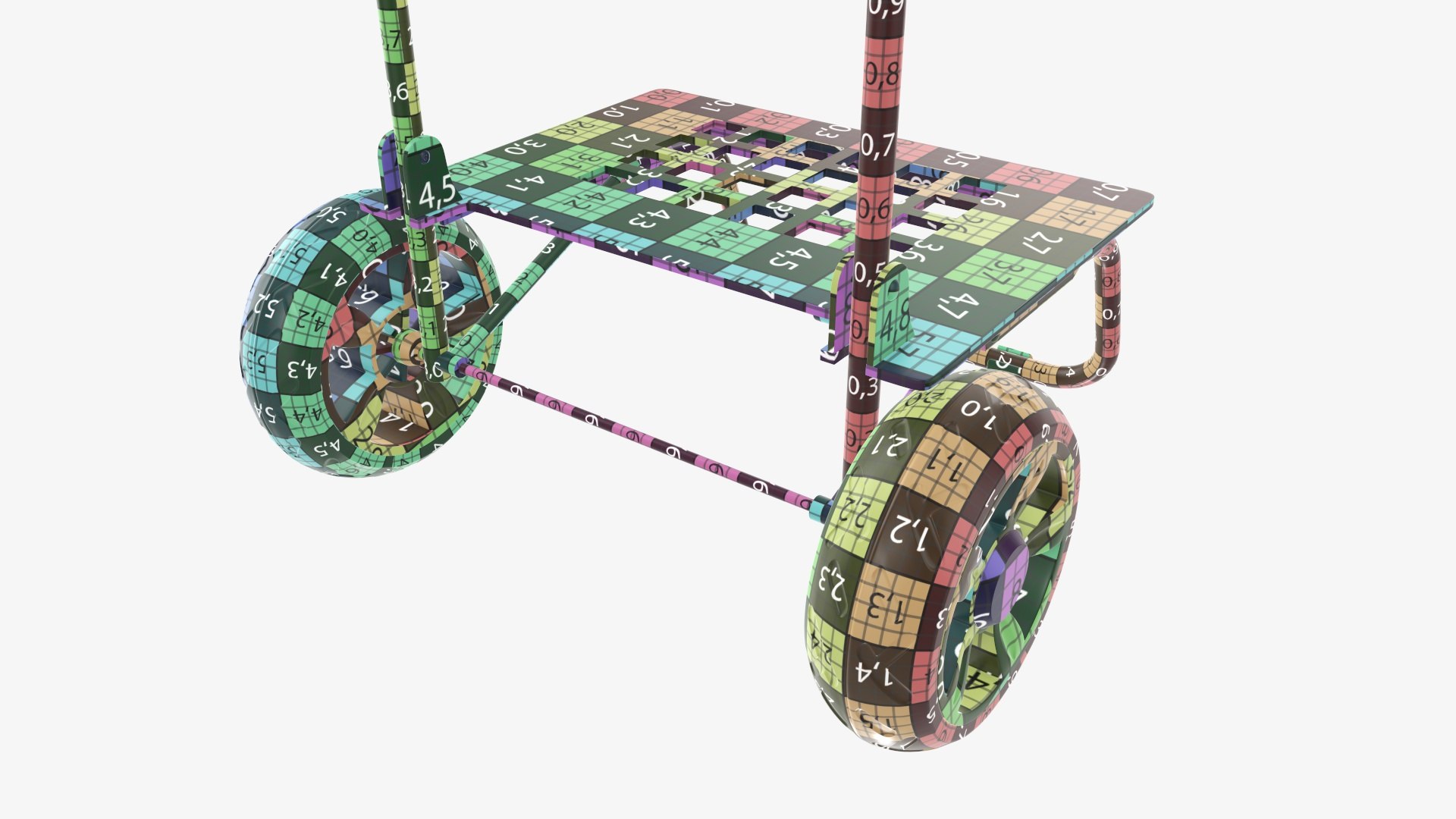 3D Cart Foldable Model - TurboSquid 1686220