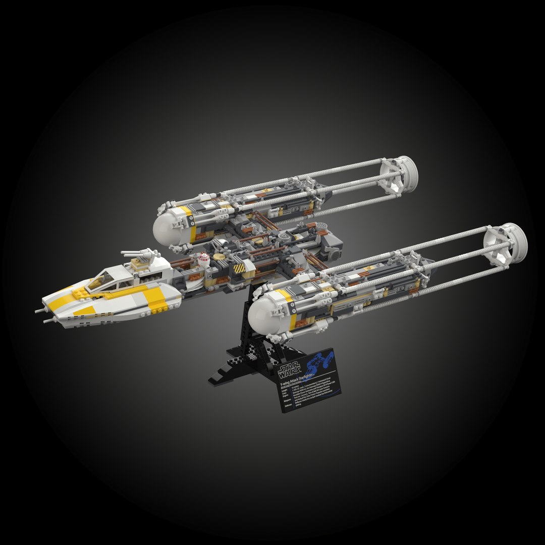 3D Y-wing Starfighter Lego - TurboSquid 1530891