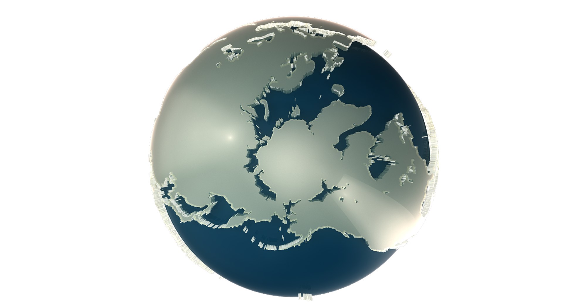 3D glass earth - TurboSquid 1349855