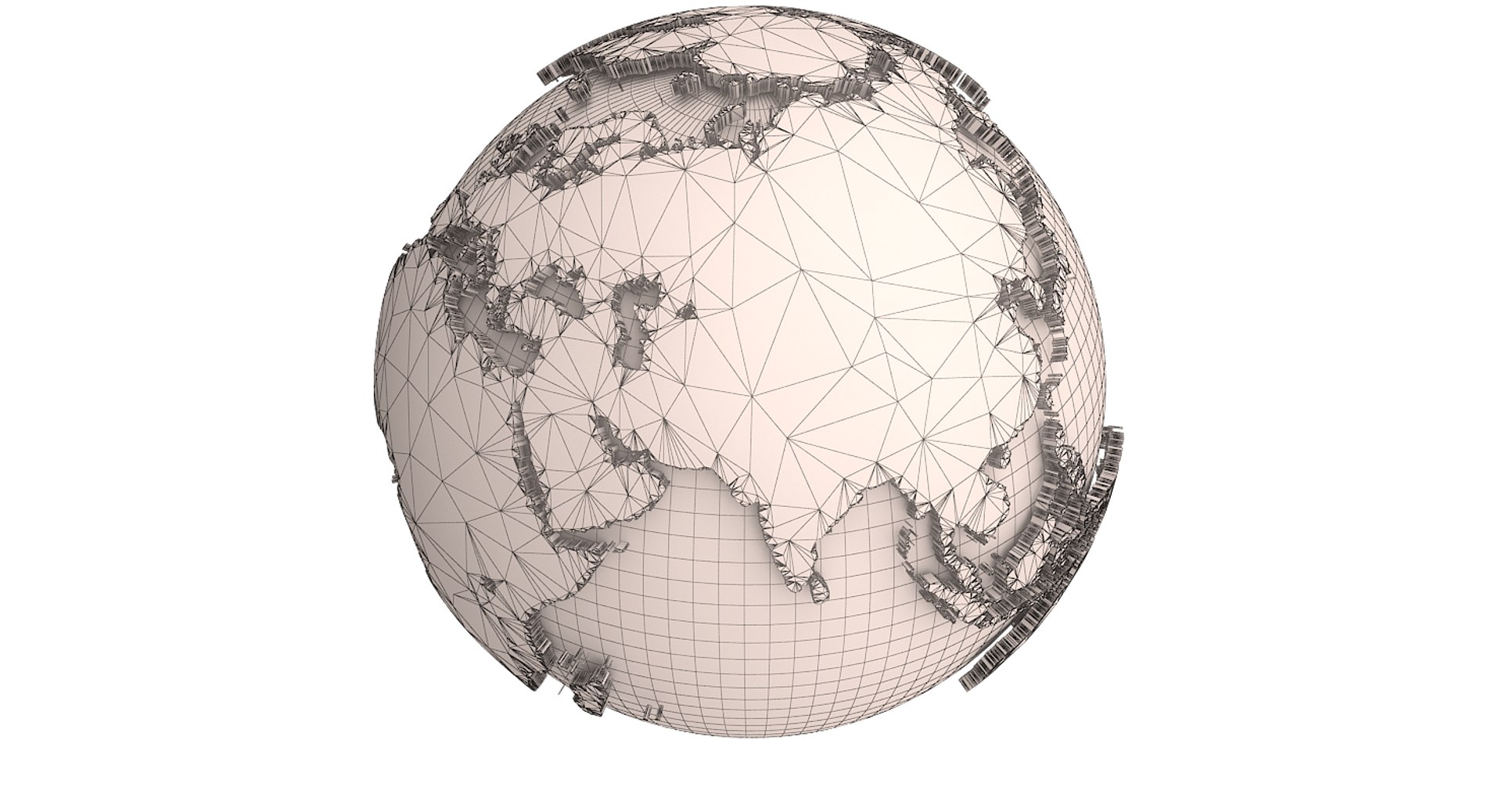 3D glass earth - TurboSquid 1349855