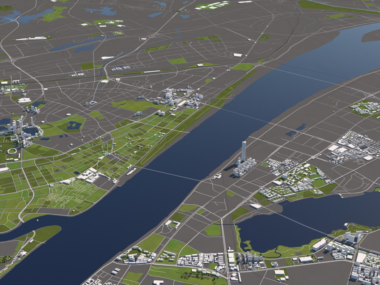 Buildings Houses Maps 3D Model - TurboSquid 1510067