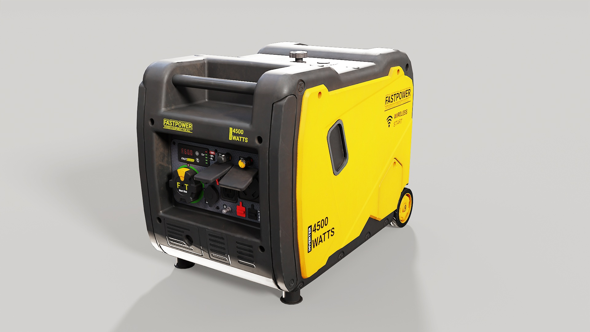 3D Model Generic Portable Generator - PBR Game Ready - TurboSquid 2135078